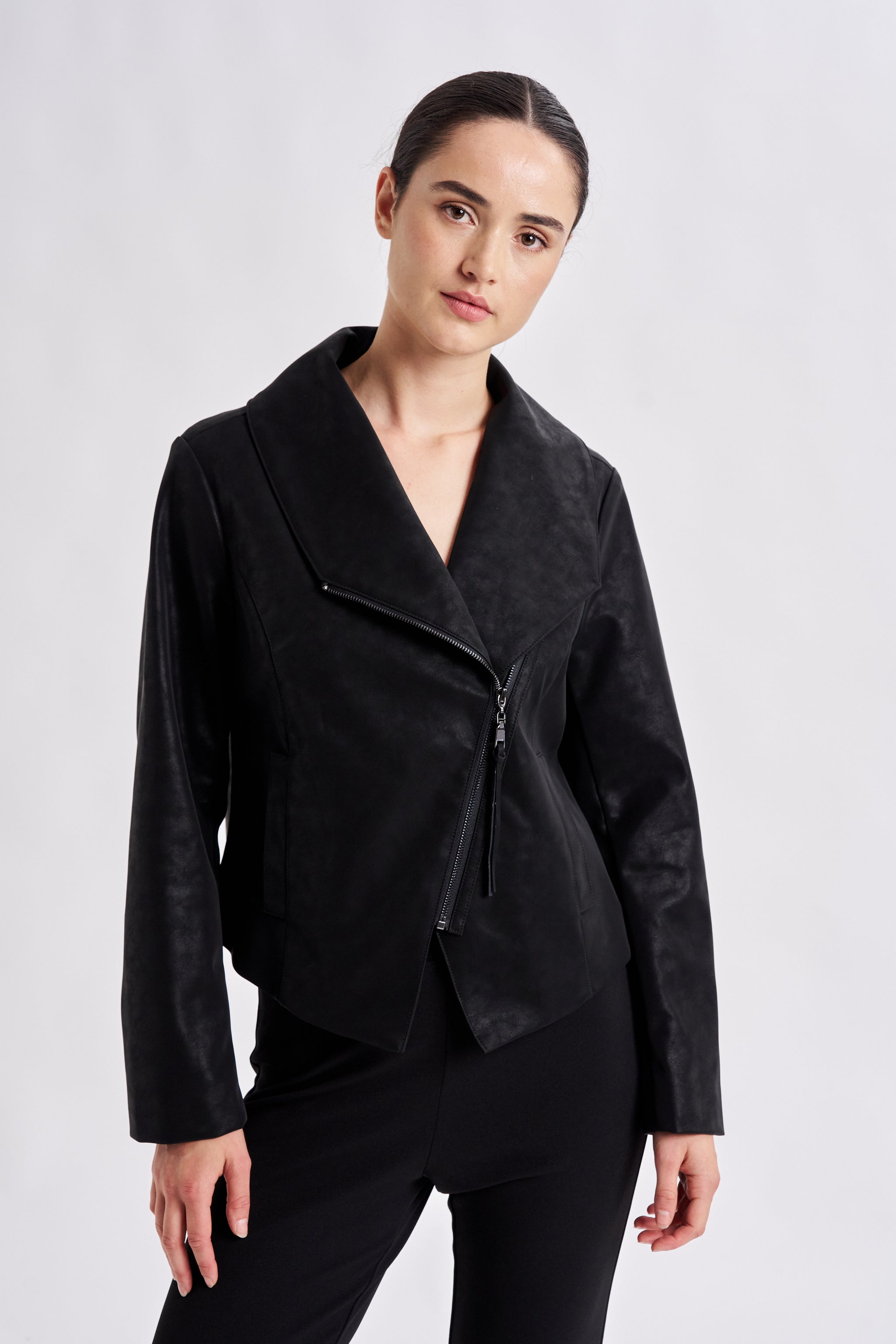 Revel Biker Jacket Black | Feathers